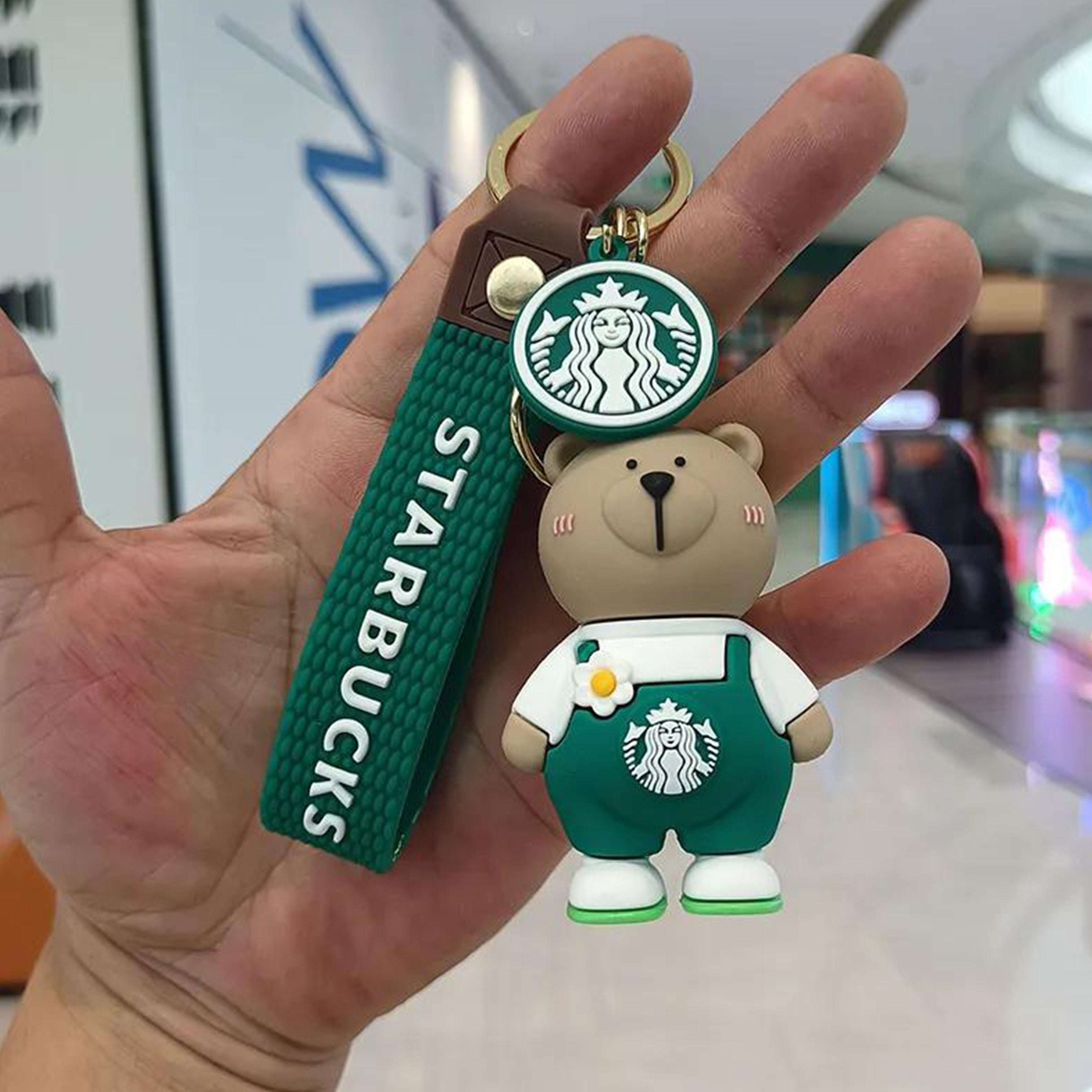 Starbucks Cute Bear Keychain – Mian Mart