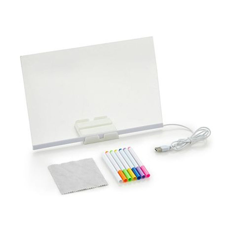 Acrylic LED Writing Board with USB Stand Base – Mian Mart